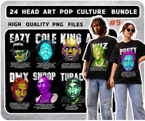 Ready to Print, Rap Tee Design, Ice Cube PNG File, Vintage Bootleg Rap ...