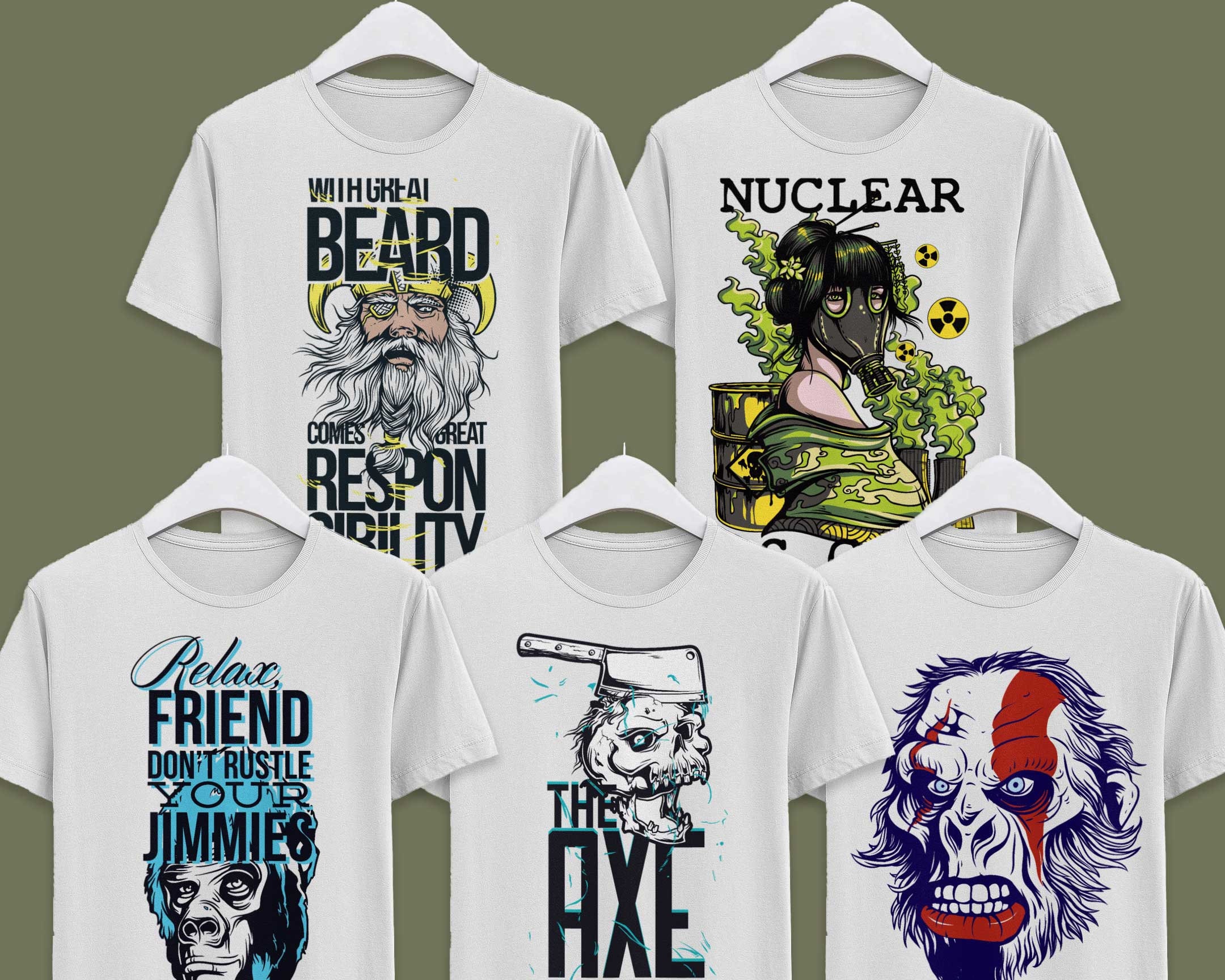 200 Premium T-shirt Pod Design Bundle High Quality Print - Etsy