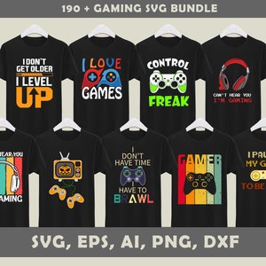 Gamer Svg, Gamer Svg Bundle, Gaming Svg Bundle, Funny Gamer Sayings Svg ...