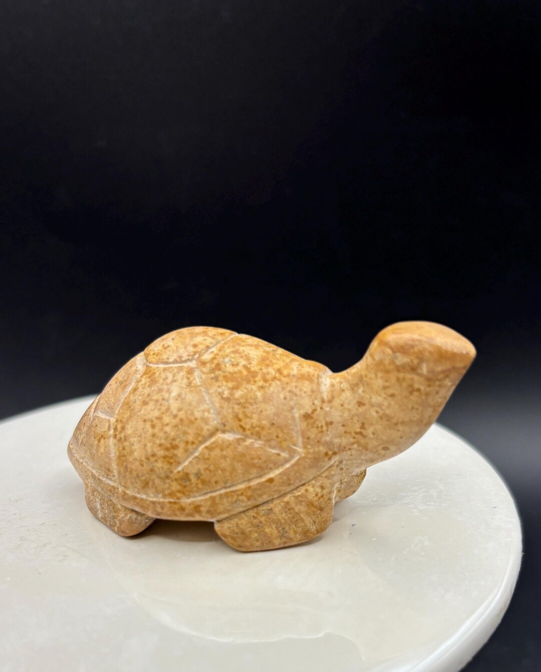 Soapstone Carving of Turtle, Tan Color, Hand-carved, African Art ...