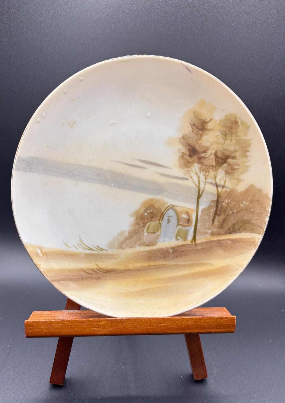 Vintage Nippon Hand Painted Plate. Japanese Landscape. 6 Inches - Etsy