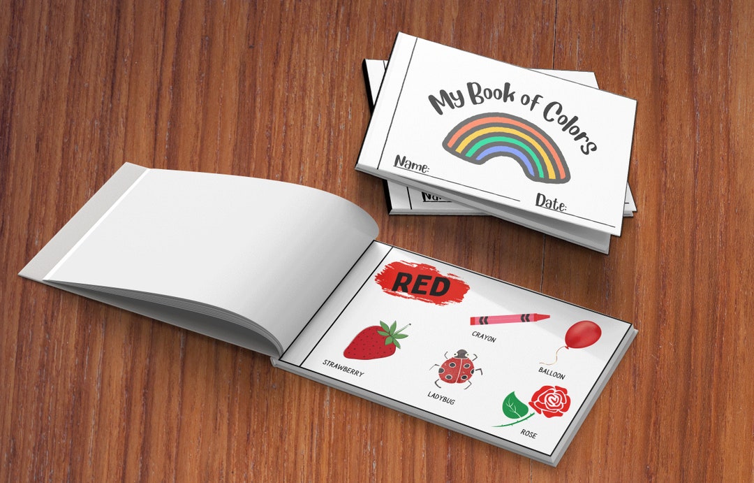 Printable Toddler Mini Books | Learning Colors, Shapes, and Numbers for ...