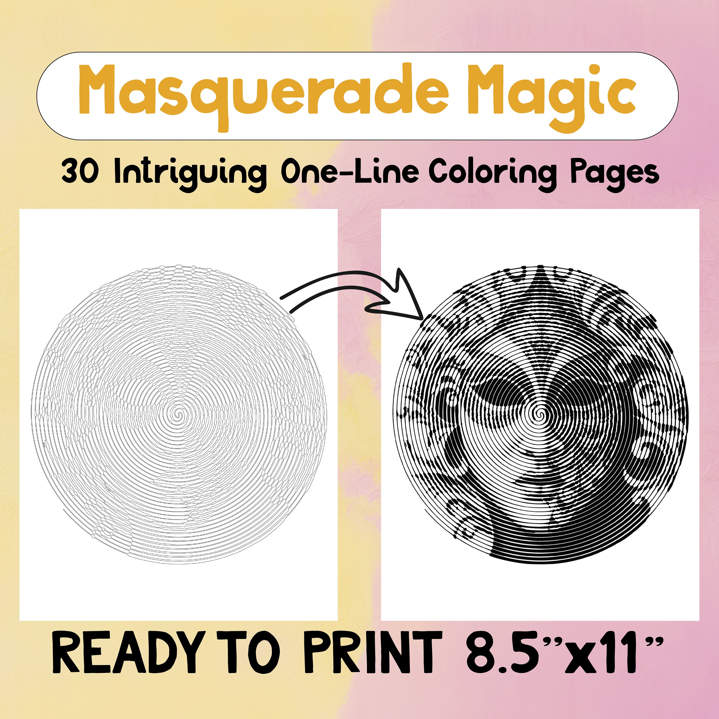 Masquerade Mask Coloring Pages, Venetian Mask Coloring Pages, 30 ...