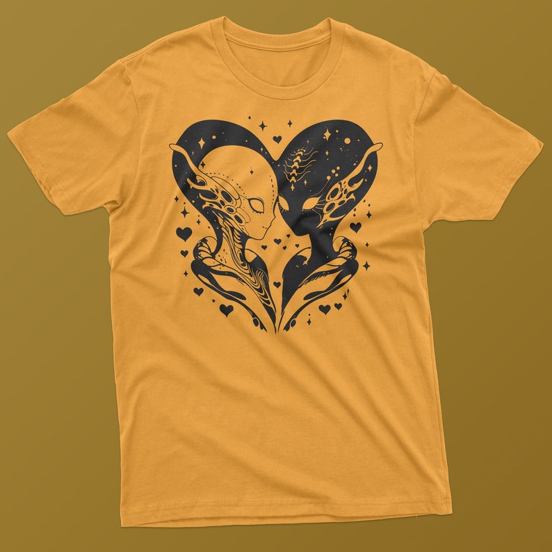 Alien Clipart Alien Love PNG Alien Couple Sticker Love - Etsy