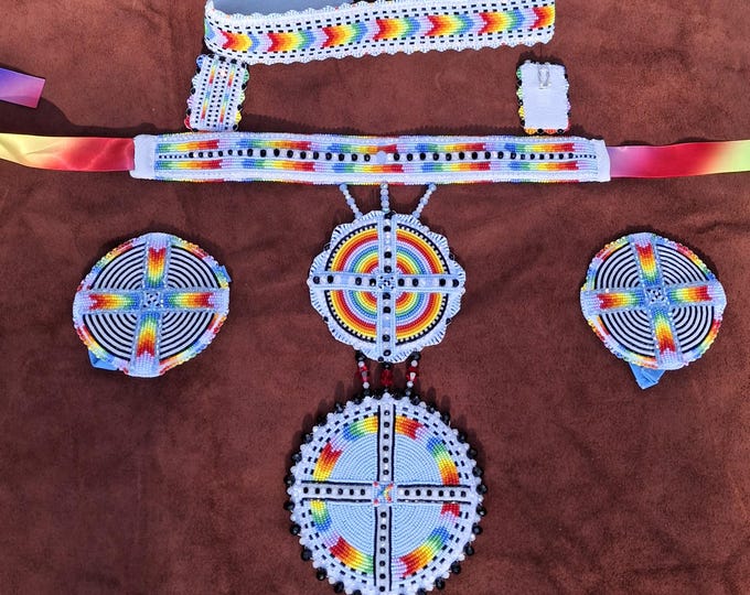 Women's Pow Wow Beaded Dance Set - Etsy