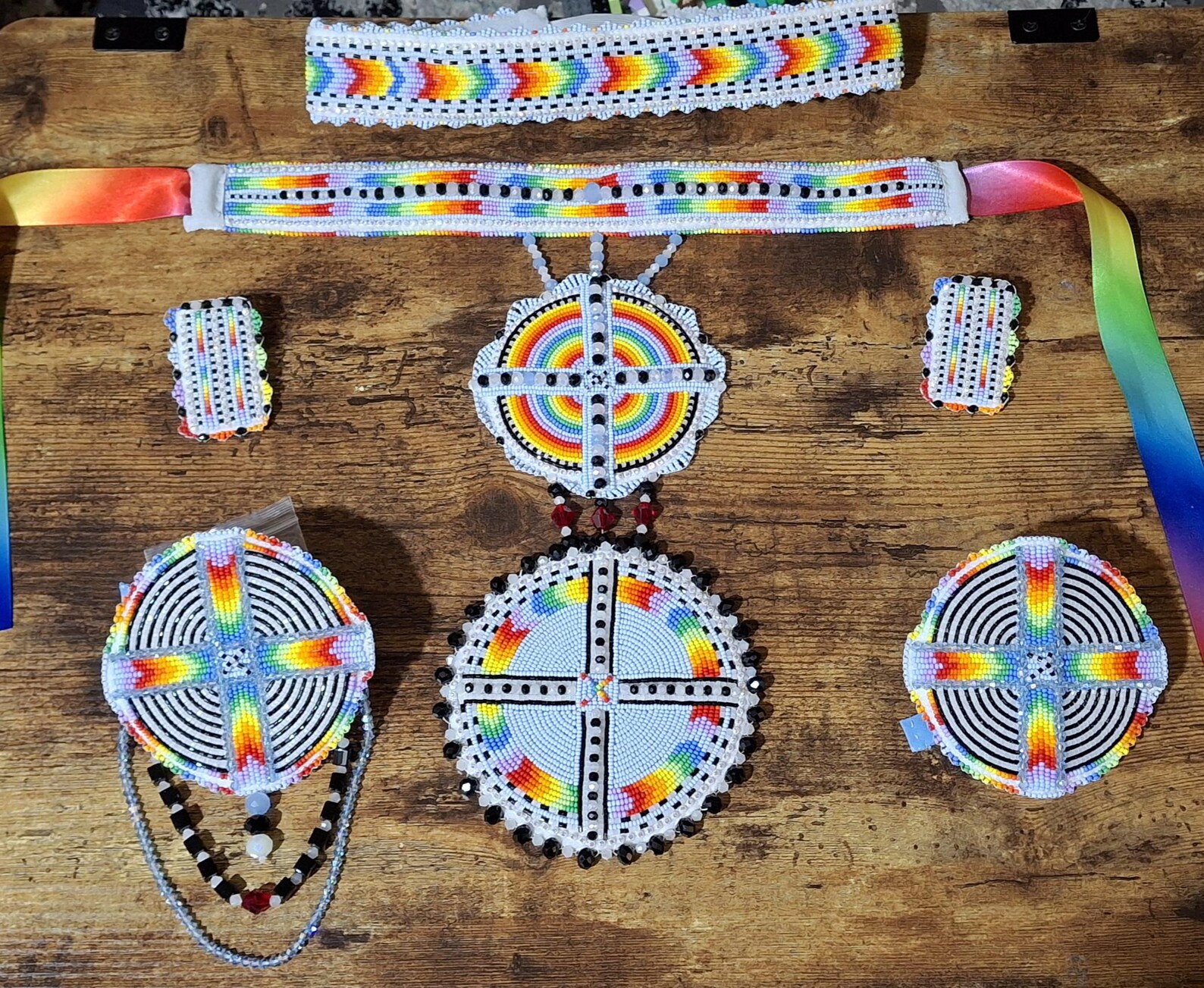Women's Pow Wow Beaded Dance Set - Etsy