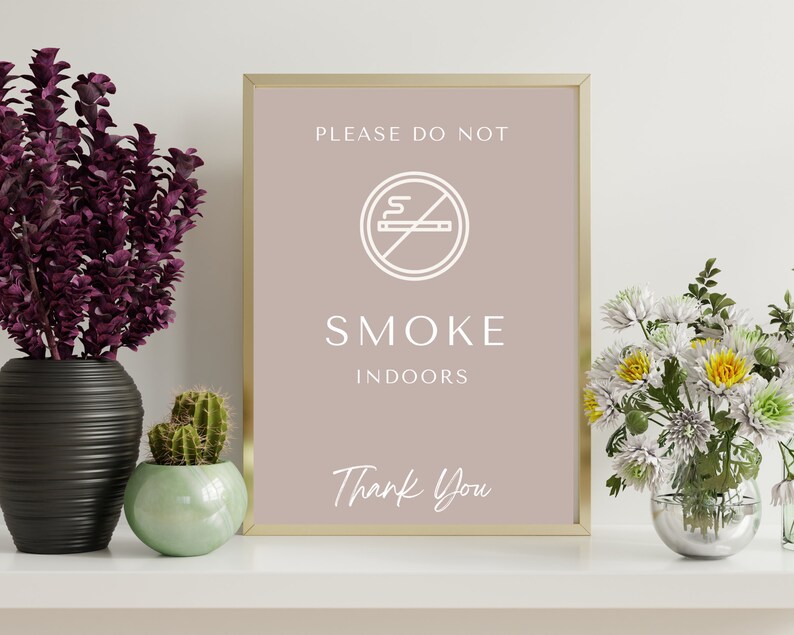 Air Bnb Printable Signs Canva Template INSTANT DOWNLOAD - Etsy