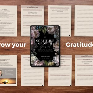 Printable Gratitude Journal INSTANT DOWNLOAD Growth Journal Mental ...