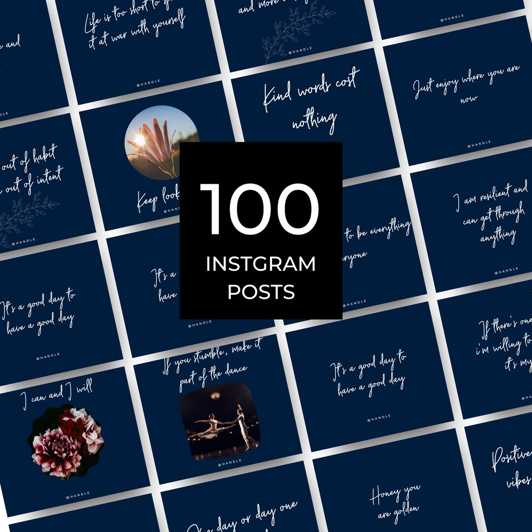 Done for You Social Media Posts for Business Canva Template 100 Done ...