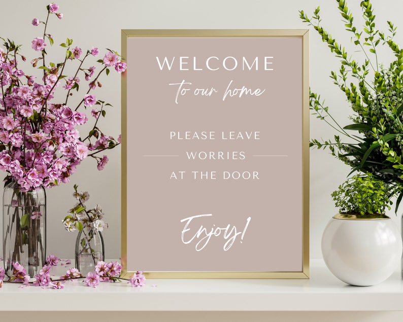 Air Bnb Printable Signs Canva Template INSTANT DOWNLOAD - Etsy