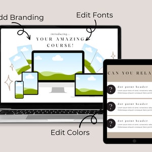Course Sales Page Template INSTANT DOWNLOAD Coaches Landing Page ...