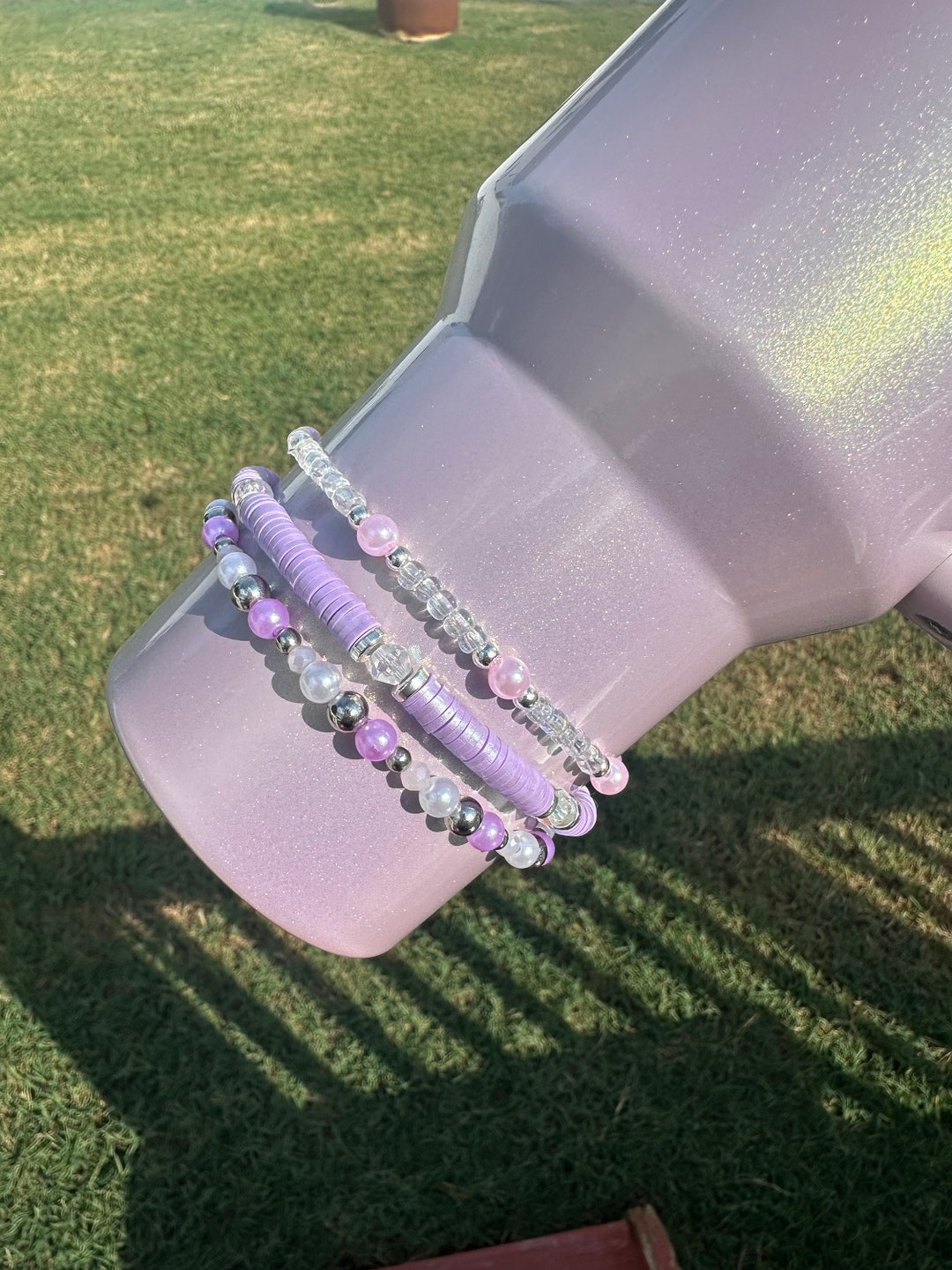 Aster Bracelets - Stanley Tumbler Boot Topper/charm Stacking Bracelets- New- Target Stanley ...