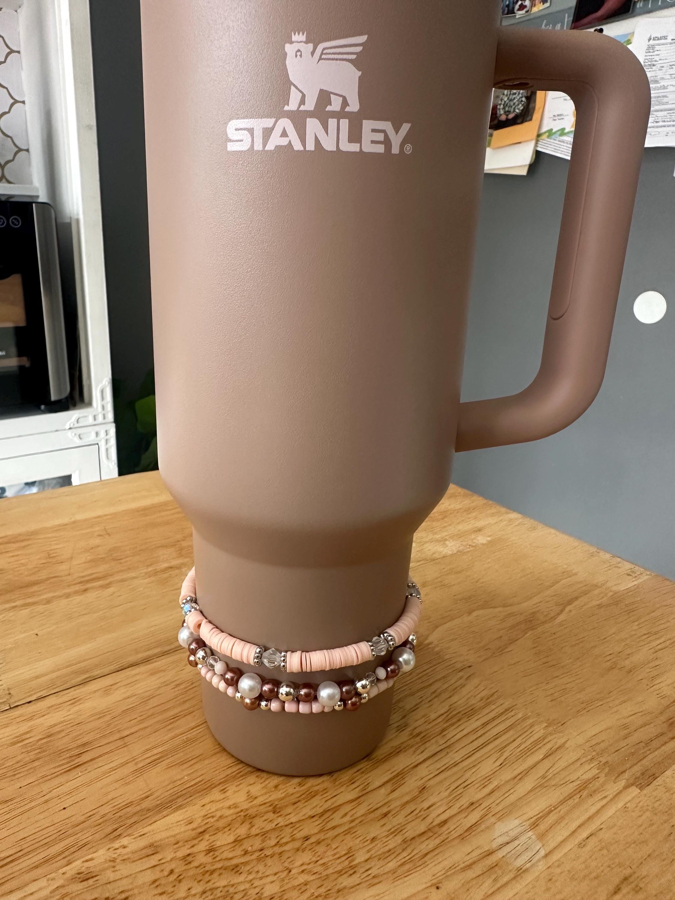 Almond Rose Stanley Bracelets- Tumbler Boot Topper/ Charm Stacked ...