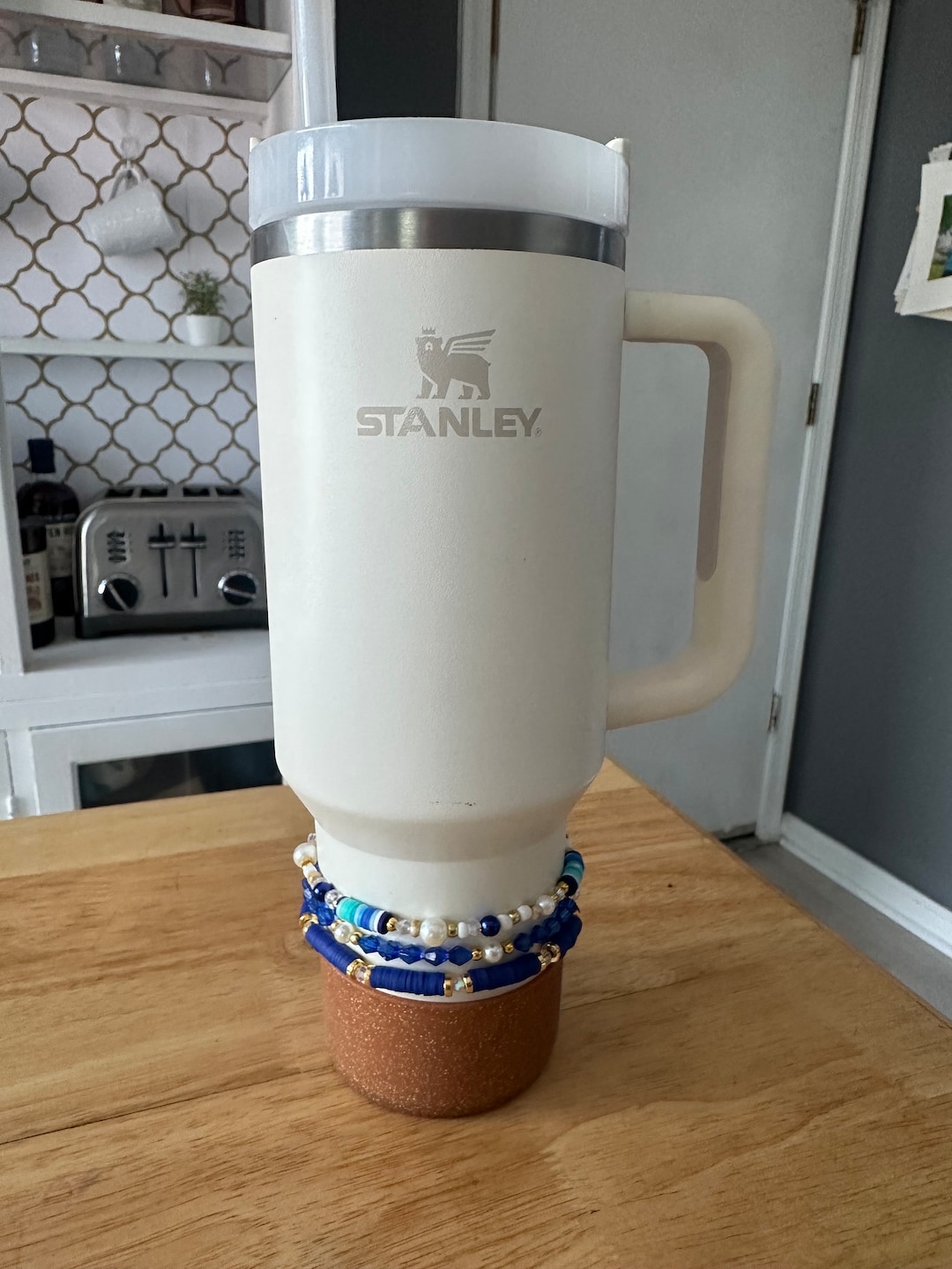 Navy Blue Stanley Bracelets - Tumbler Boot Topper/charm Stacking ...