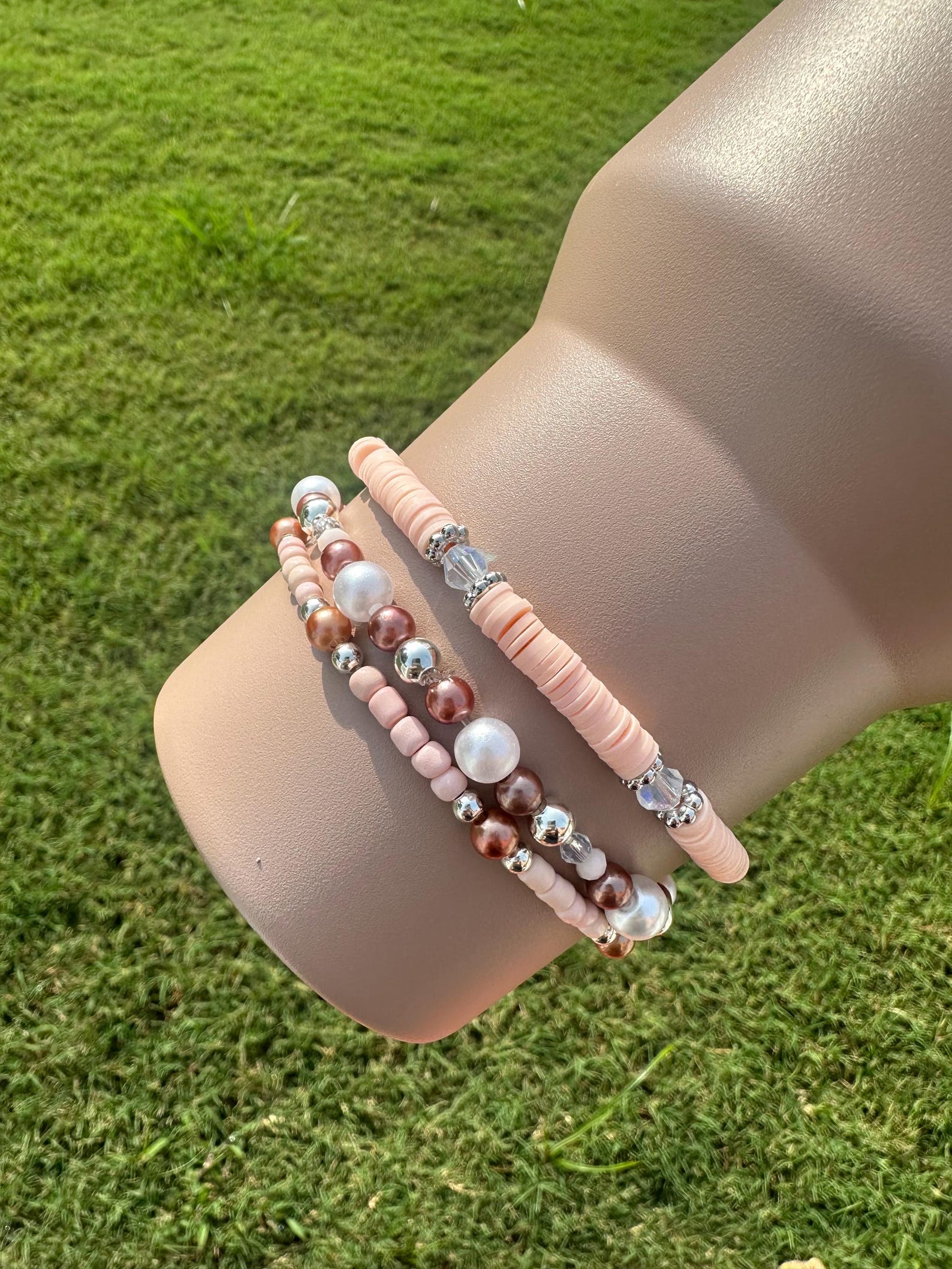 Almond Rose Stanley Bracelets- Tumbler Boot Topper/ Charm Stacked ...