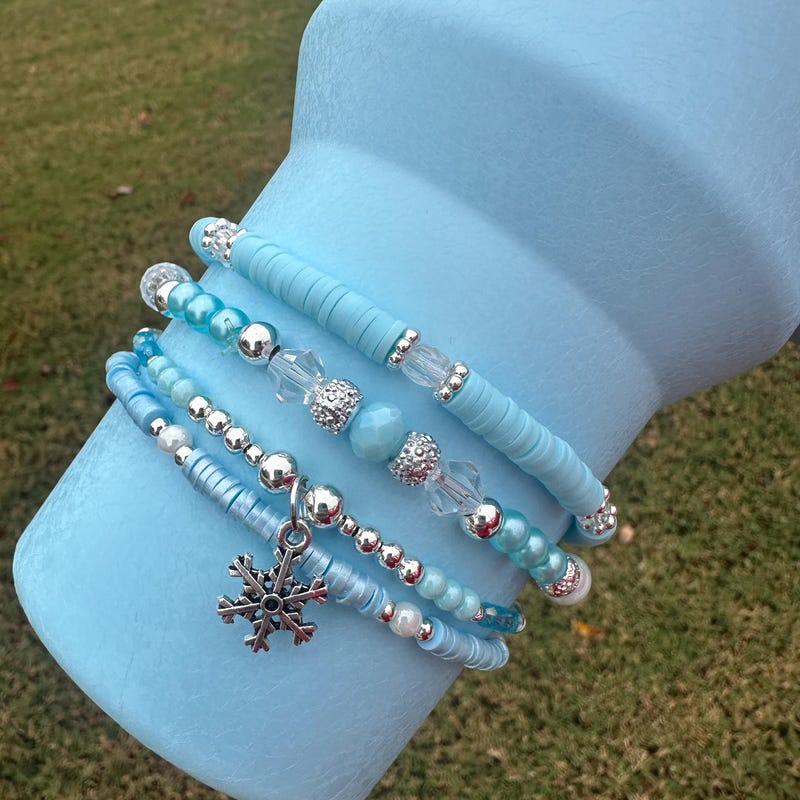 Blue Winter Stanley Topper - Etsy