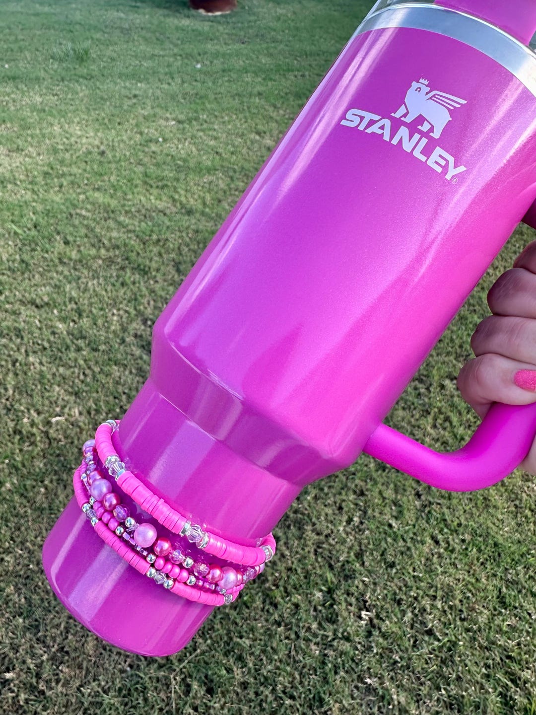 Punch Shimmer- Stanley Bracelets- Tumbler Boot Topper/ Charm Stacked ...