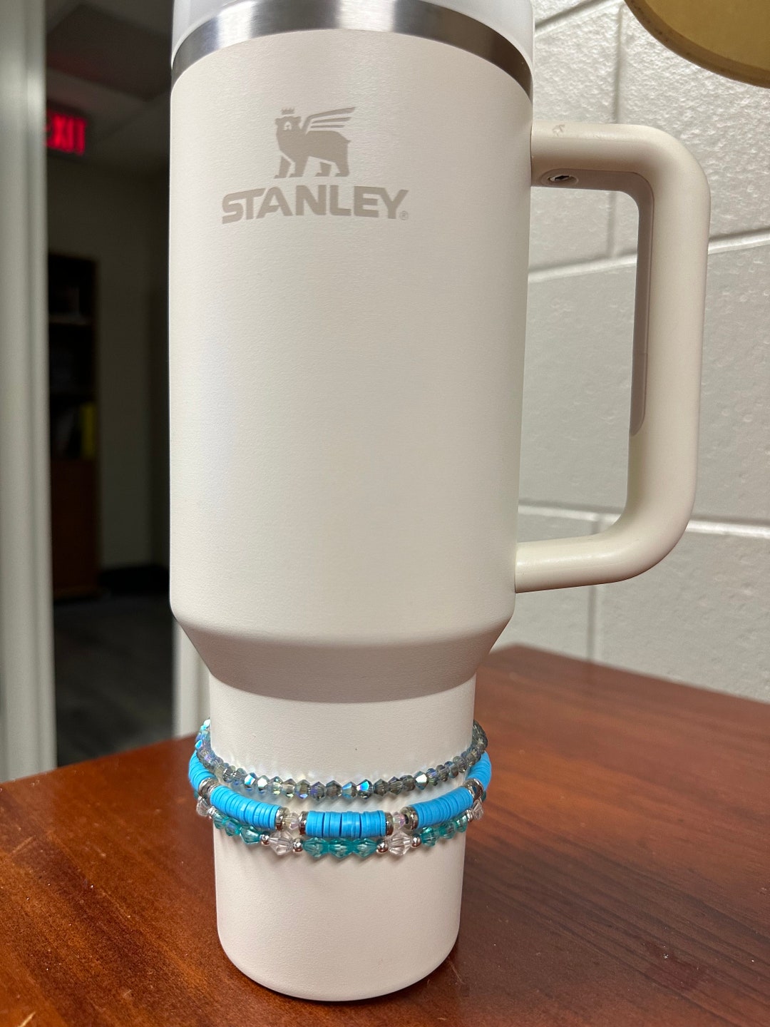Pool Stanley Bracelets- Tumbler Boot Topper/charm Stacking Bracelets - Etsy