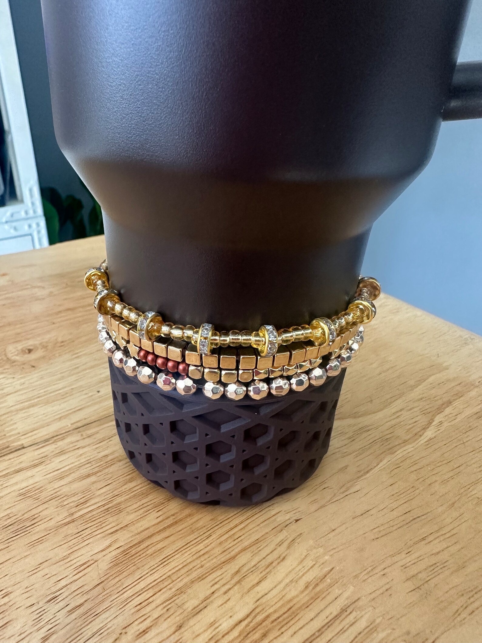 Gold Stack Stanley Bracelets- Boot Topper/ Charm Stacked Bracelets - Etsy
