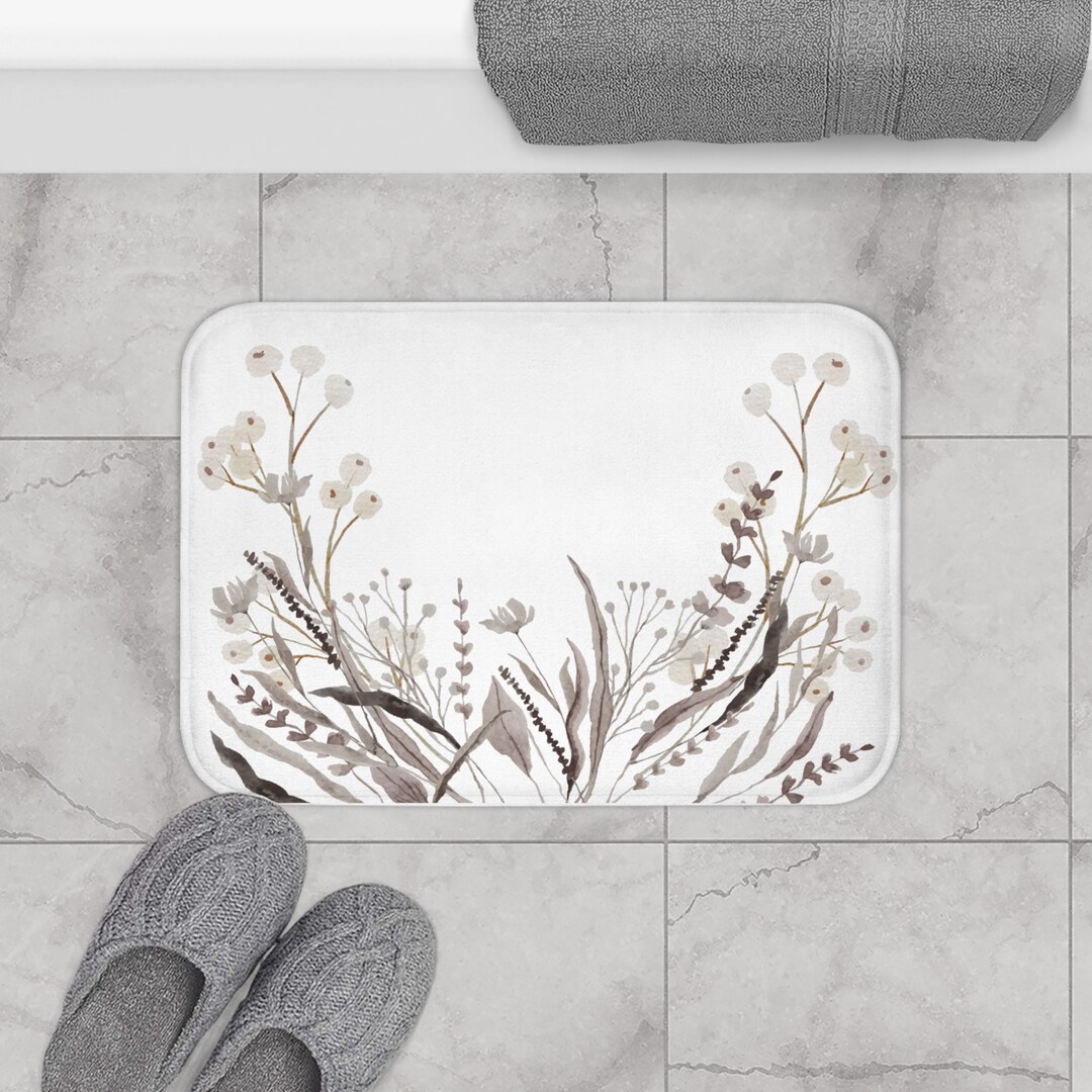 Bath Mat, Cute Bath Mat, Bathroom Decor, Accent Rug, Bathroom Rug ...