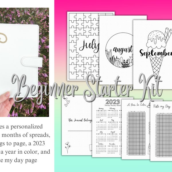Bullet Journal Starter Kit - Etsy