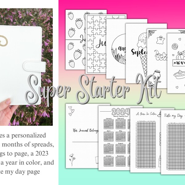 Bullet Journal Starter Kit - Etsy