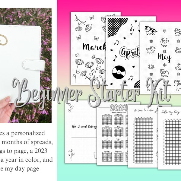 Bullet Journal Starter Kit - Etsy