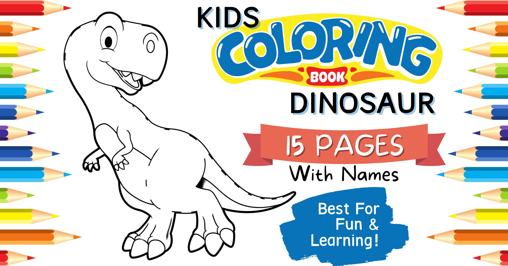 Printable Coloring Book Dinosaur for Kids Indoor Activity - Etsy