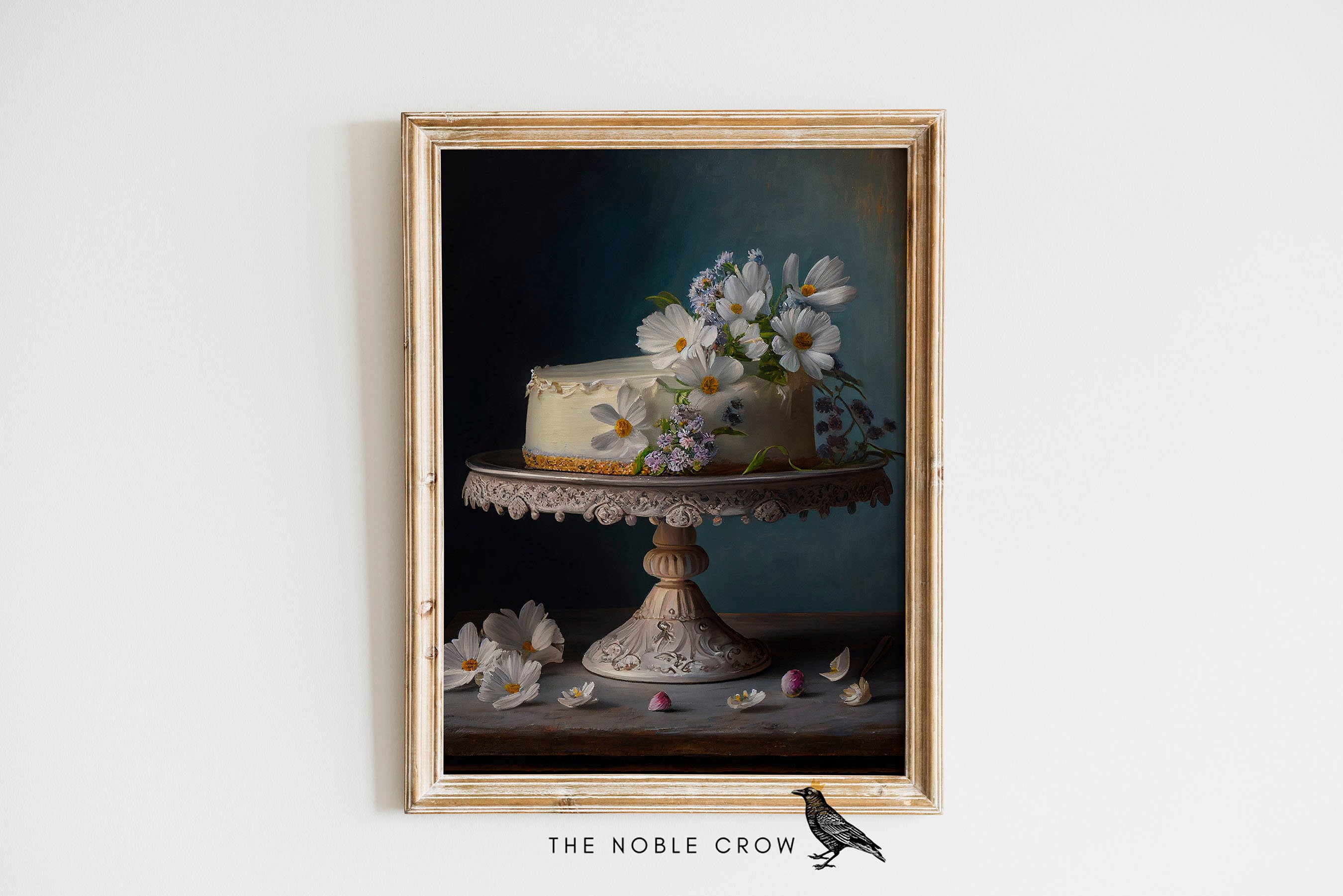 April Birthday Cake Birth Flower Daisy & Sweet Pea Instant - Etsy