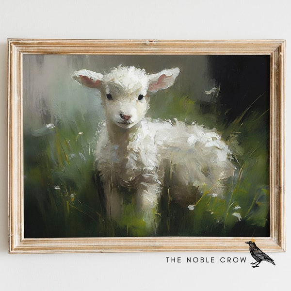 Lamb Print - Etsy