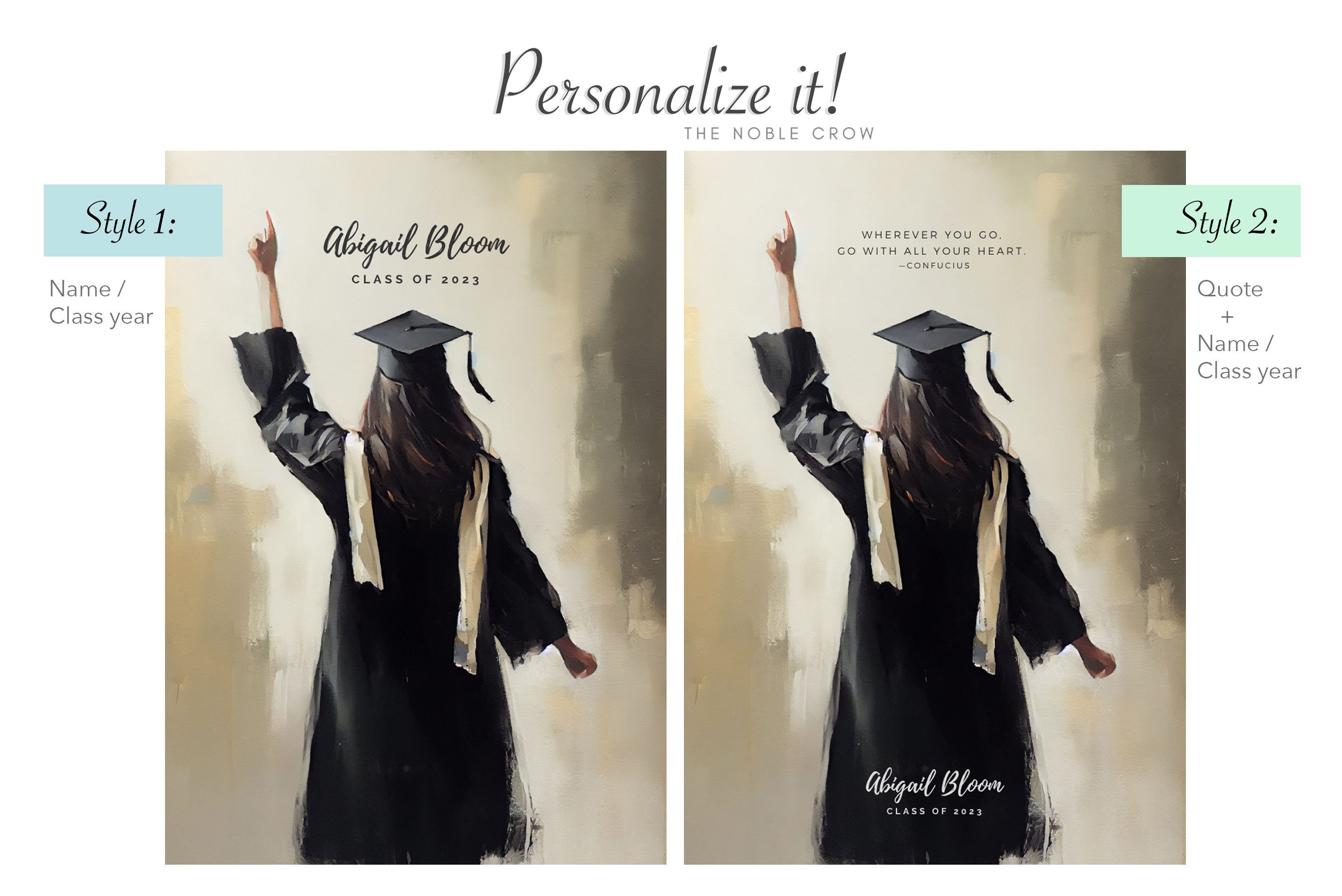 Personalized Graduation Print Graduation Gift Personalized - Etsy