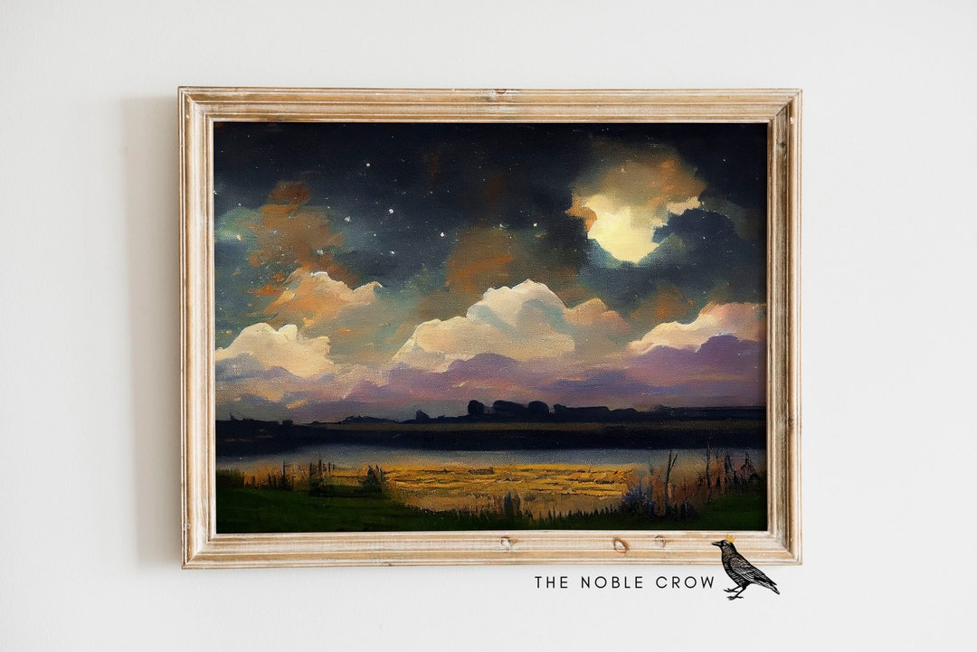 Purple Haze Landscape STARLIGHT Printable Art Download - Etsy