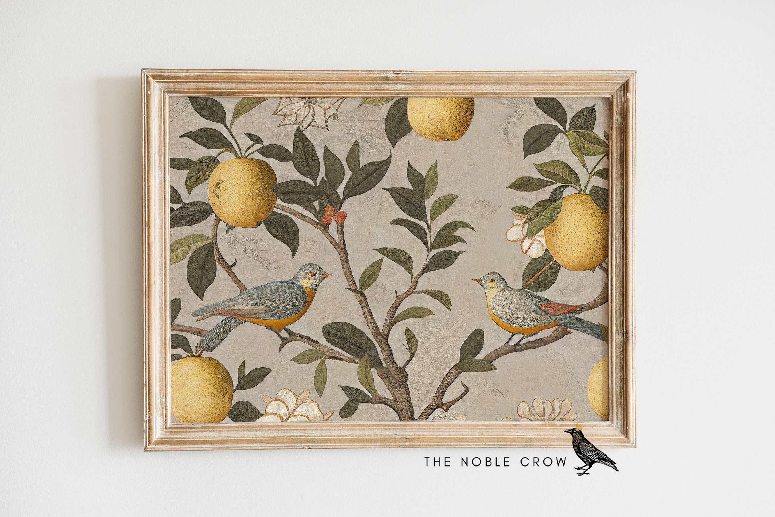 Somerset Vintage Wallpaper Print Printable Wall Decor - Etsy