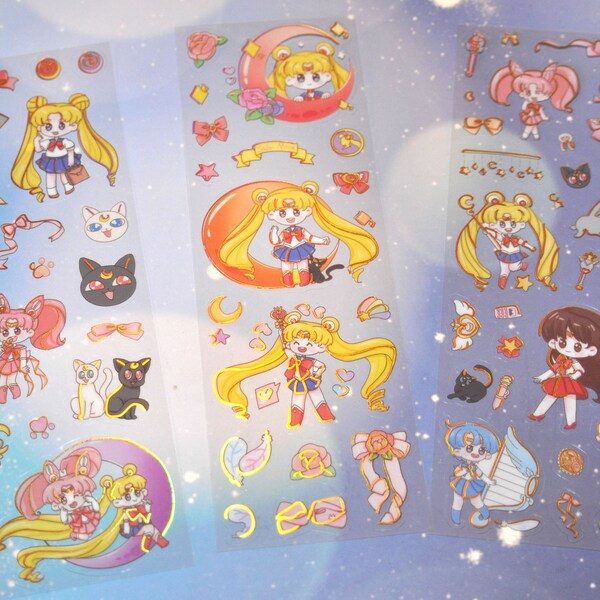 Sailor Moon Stickers - Etsy