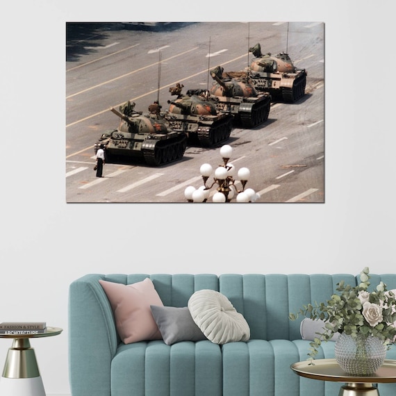 Tiananmen Square Tank Man Poster