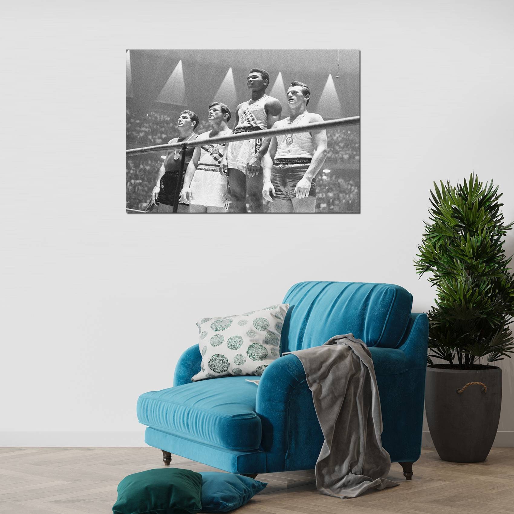 Muhammad Ali Old Black and White Photo Poster Frame Multiple - Etsy