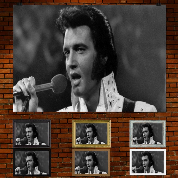 Elvis Presley Picture Frame - Etsy
