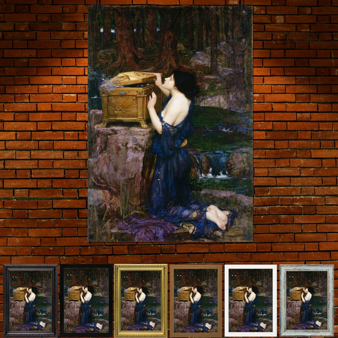 Pandora John William Waterhouse Poster Frame Multiple Sizes - Etsy