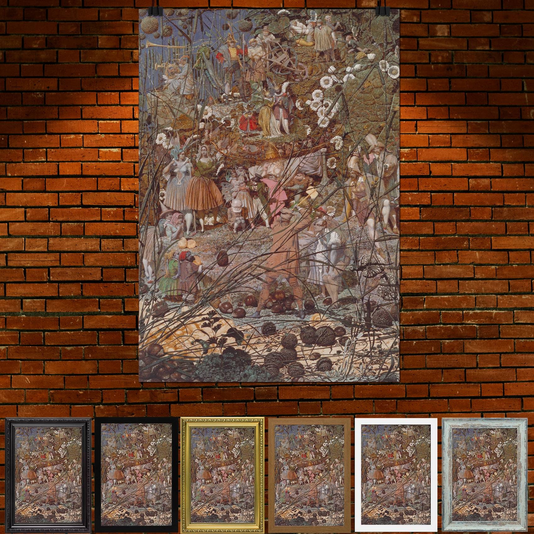 The Fairy Fellers Master Stroke Richard Dadd Poster Frame - Etsy