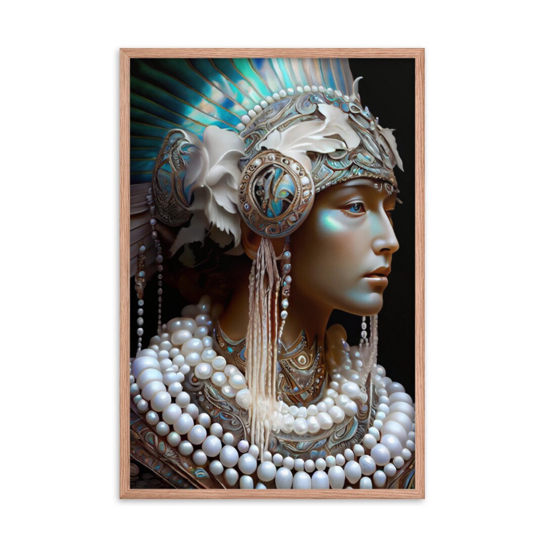 Abalone Shell Princess Framed Photo Paper Poster - Etsy
