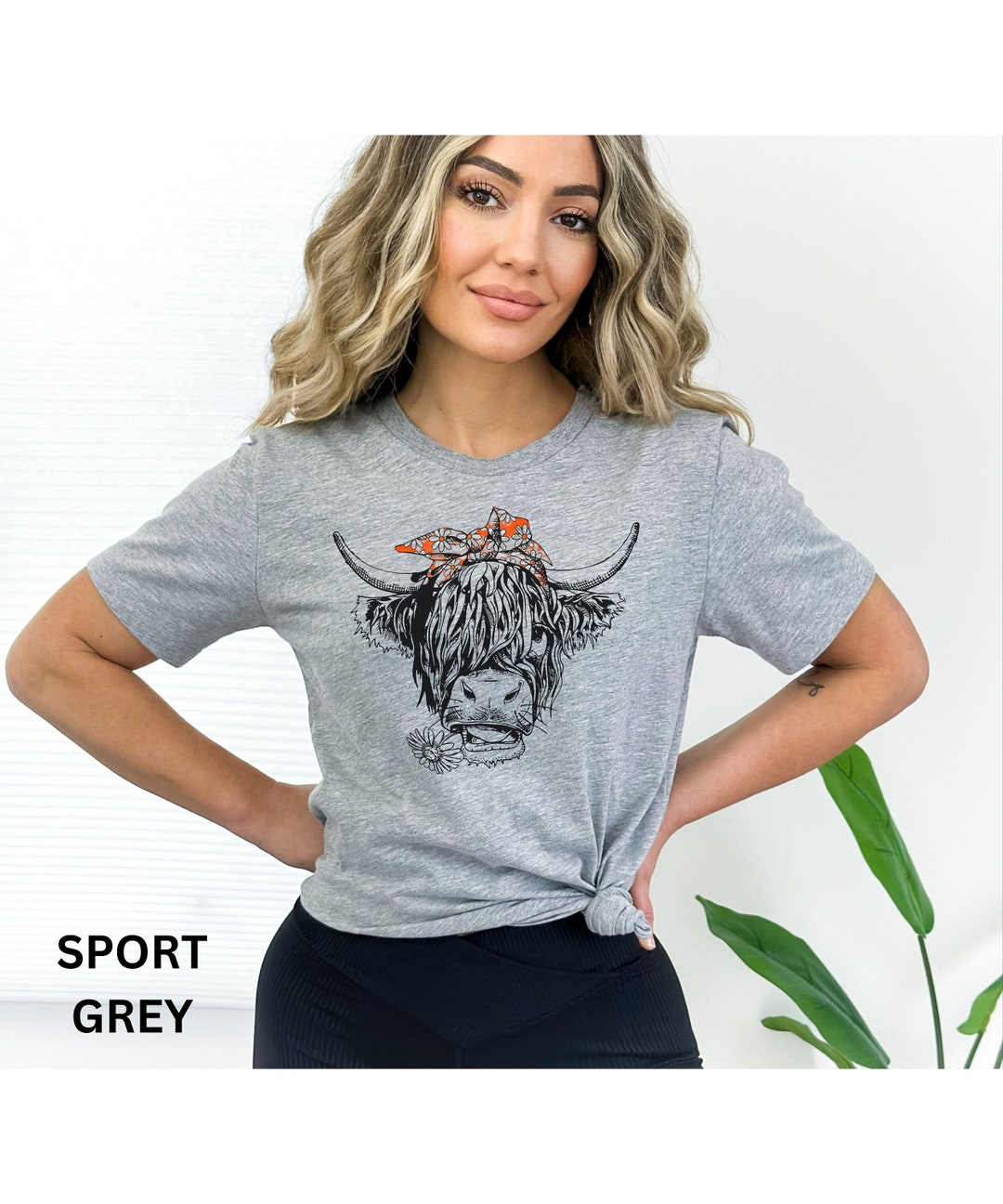 Cute Cow T-shirt Cow Shirt for Mom Highland Cow Clothing - Etsy