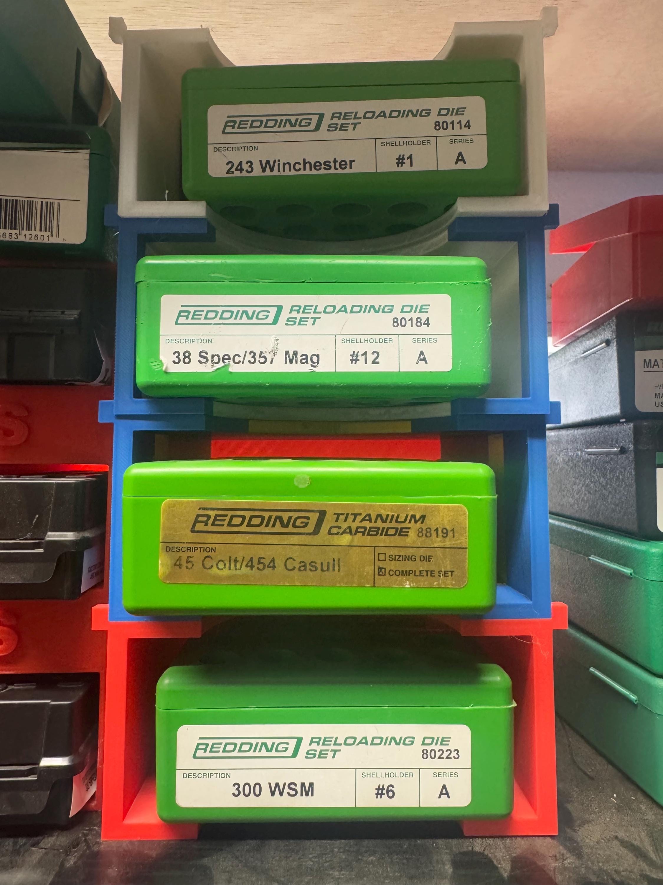 3D Printed Storage Box for Reloading Dies - Etsy