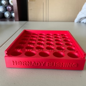 3D Printed Hornady Bushing Storage Box. - Etsy