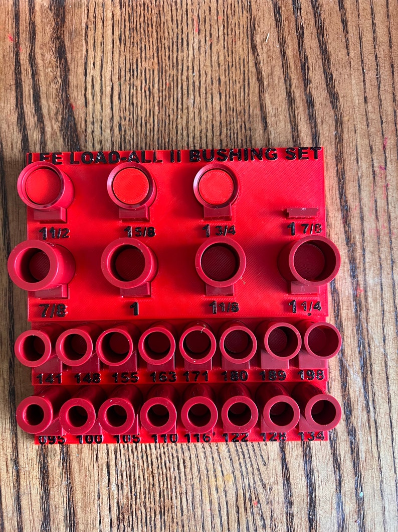 3D Printed Lee Load All Two Bushing Storage - Etsy