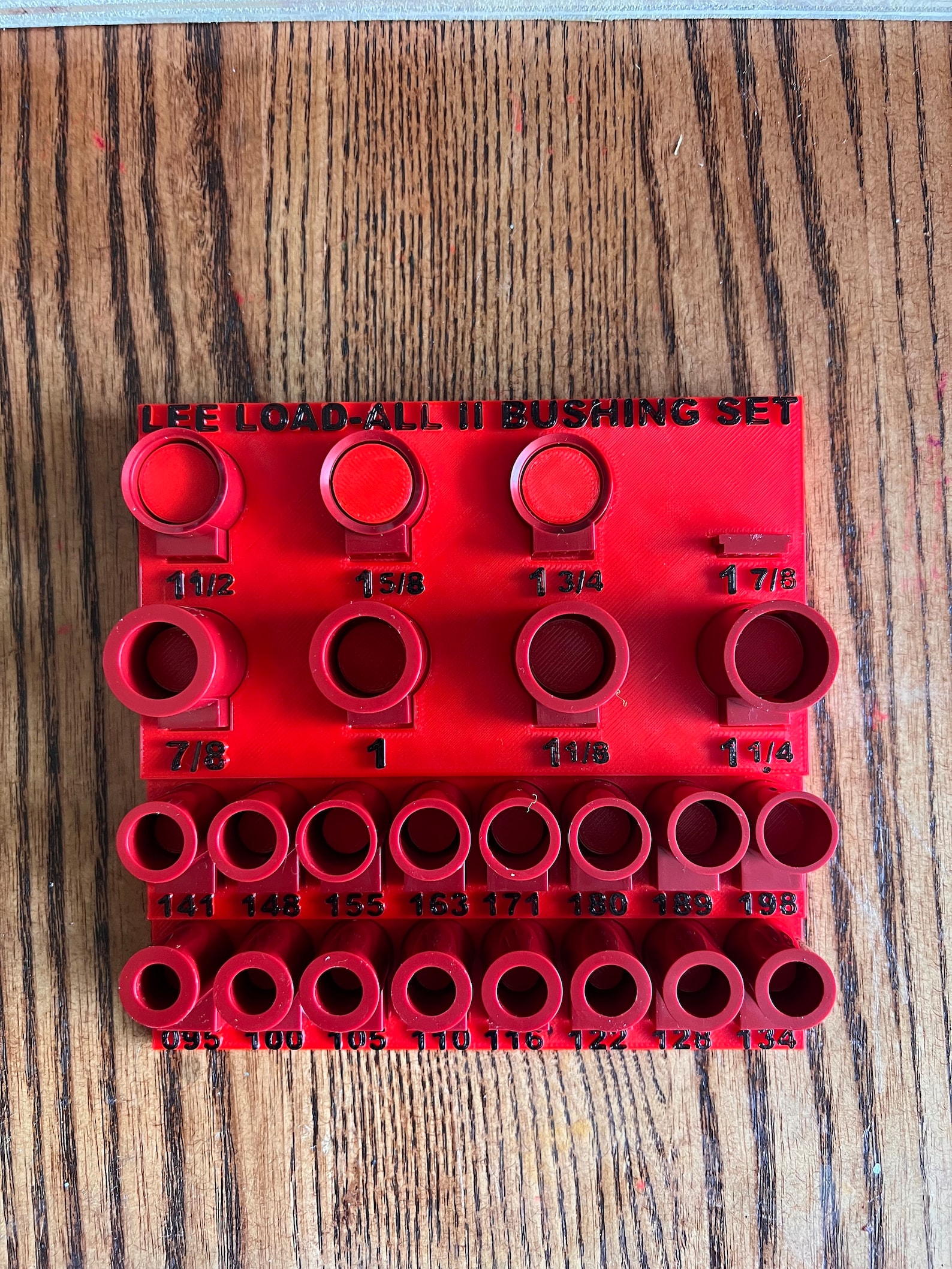 3D Printed Lee Load All Two Bushing Storage-file Only - Etsy