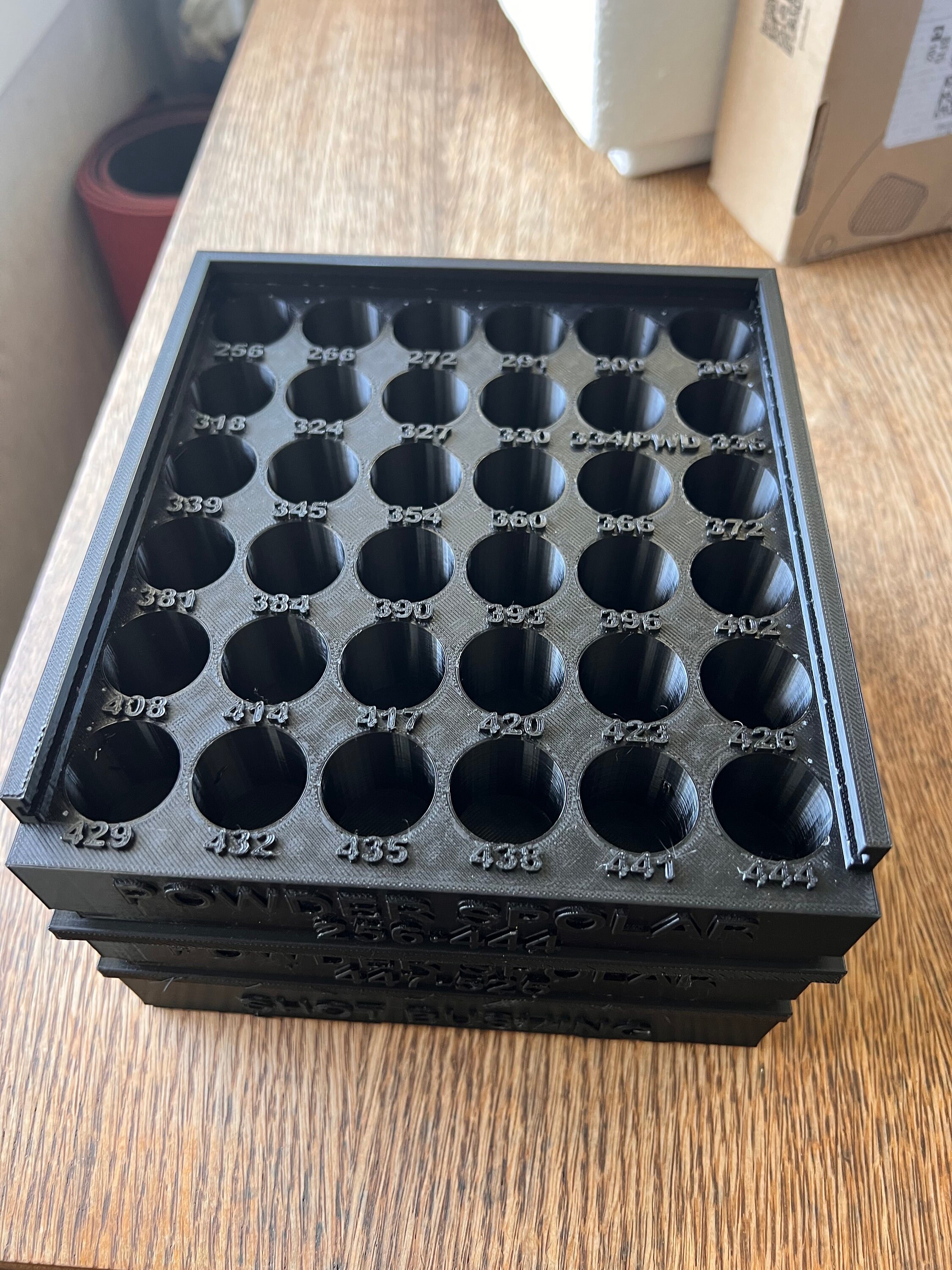 3D Printed Hornady Bushing/spolar Stackable Storage Box. - Etsy