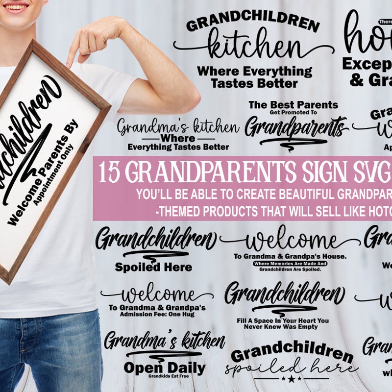 Grandparents Signs - Etsy