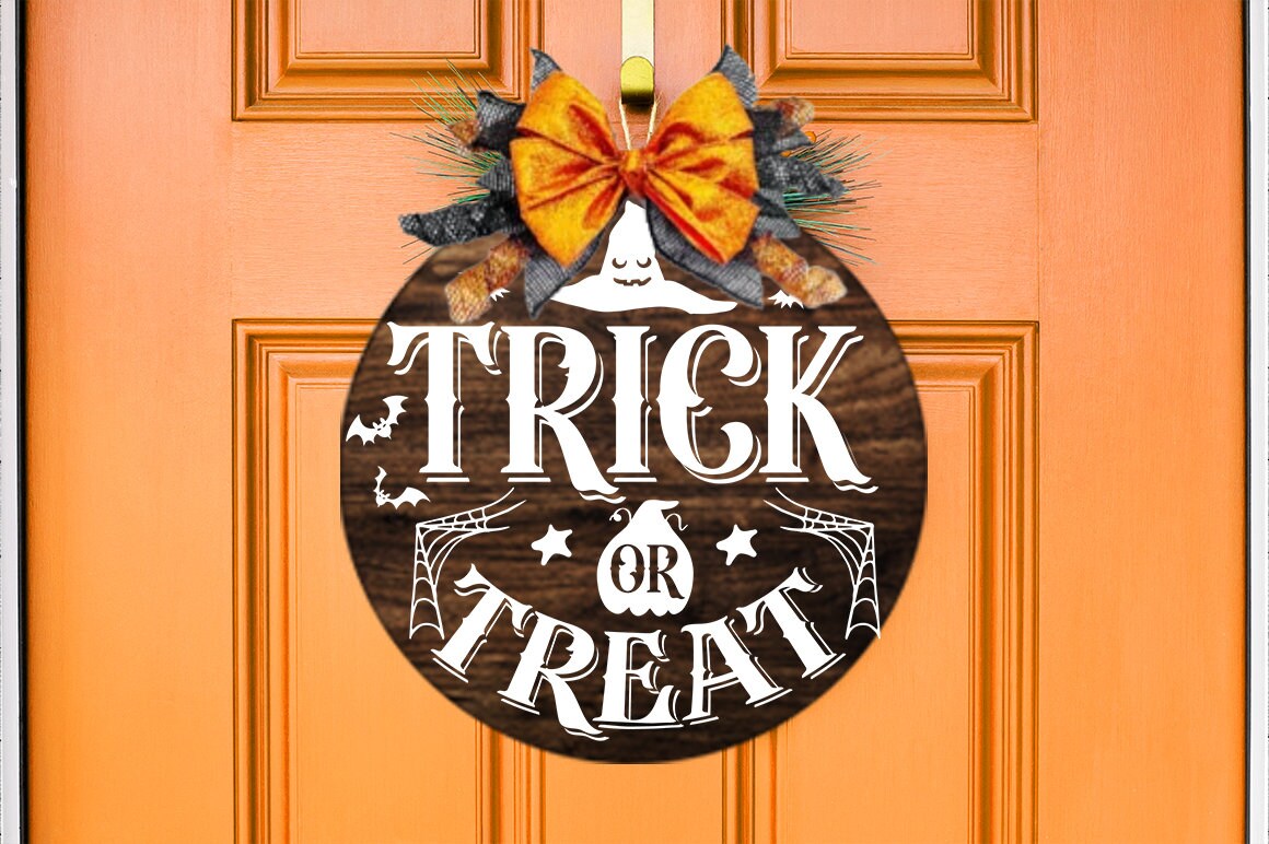 Halloween Round Signs Bundle, Happy Halloween Sign Bundle, the Boo Crew ...