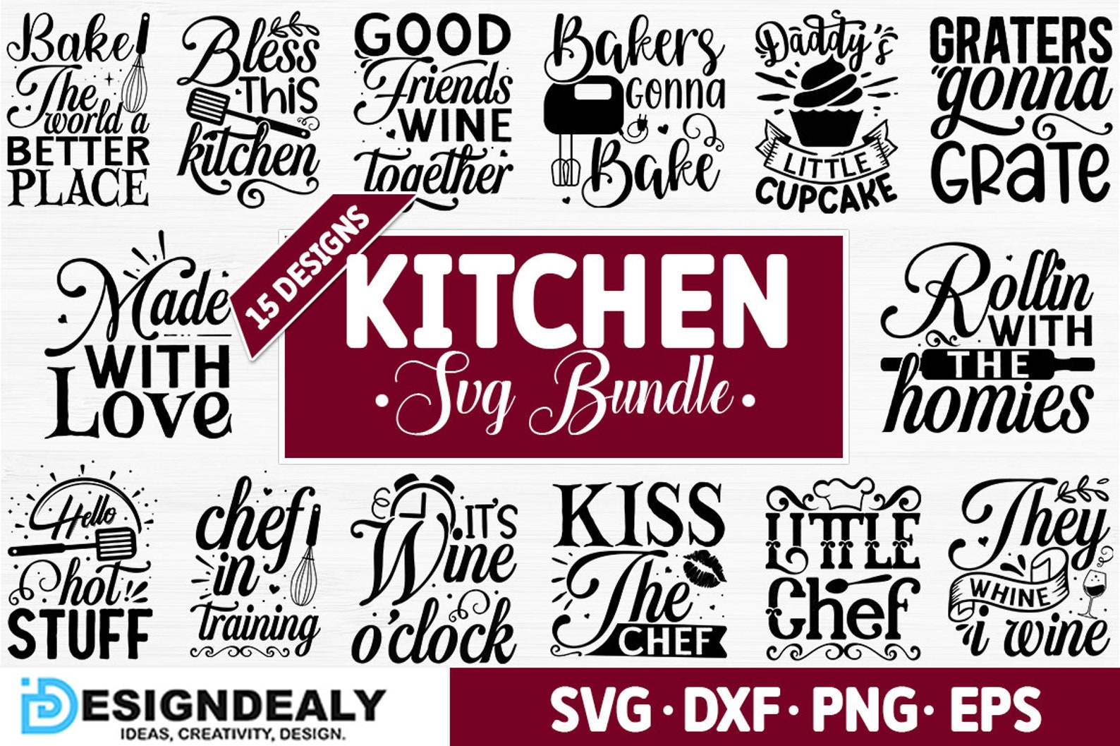Kitchen SVG Bundle, Kitchen SVG Bundle, Kitchen Files, Kitchen Sayings ...