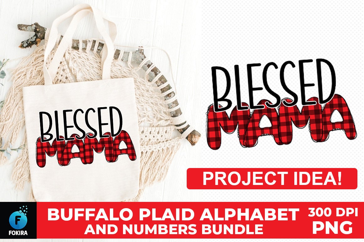 Buffalo Plaid Alphabet Bundle Buffalo Plaid Alphabet - Etsy